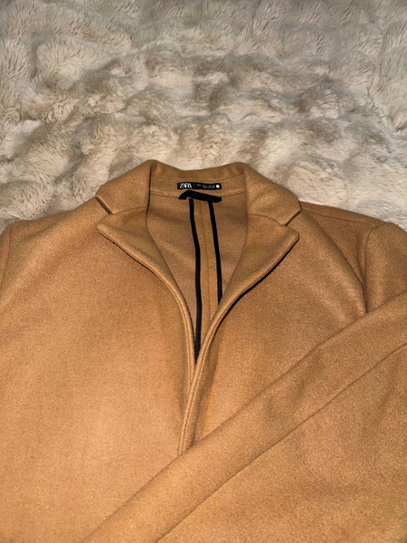 Пальто Zara, из кашемира