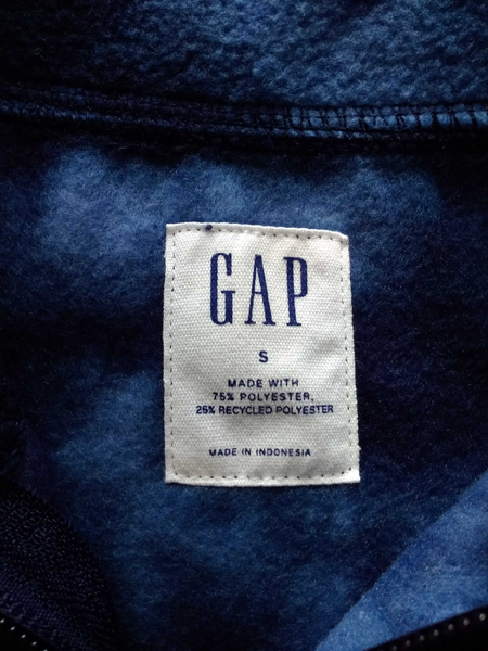 Новая GAP из США теплая флисовая спортивная ветровка кофта S