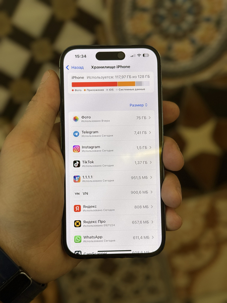 Iphone 14 pro 128 96% esim