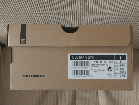 Кроссовки Salamon X Ultra 4 GTX Made in Vietnam Новые размер 42-43.