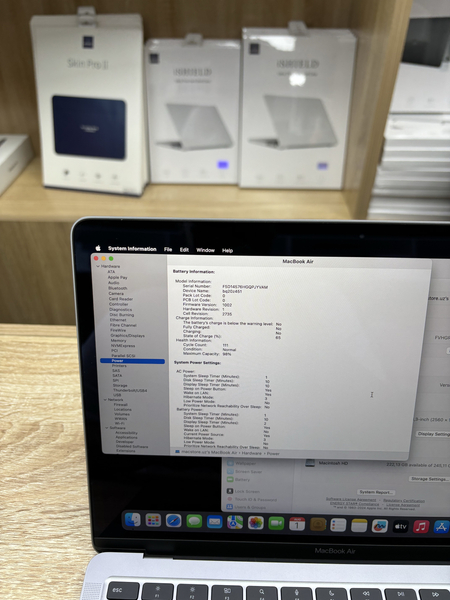 Macbook air 2020 M1 8/256Gb