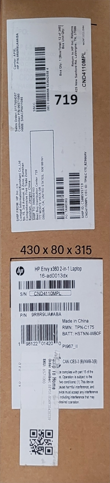 HP Envy x360 16 Ultra 7, 2-in-1 Laptop\\n16″ WUXGA IPS Touch Display,\\nI