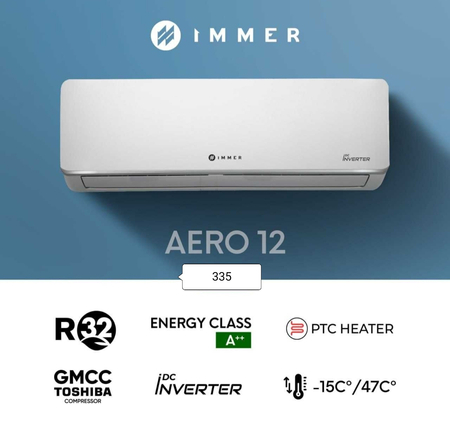 Кондиционер кондитер Immer 12-18-2f Moonx 12-18-24
DC inverter 
kompre