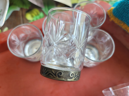 Рюмочки с красивым орнаментом