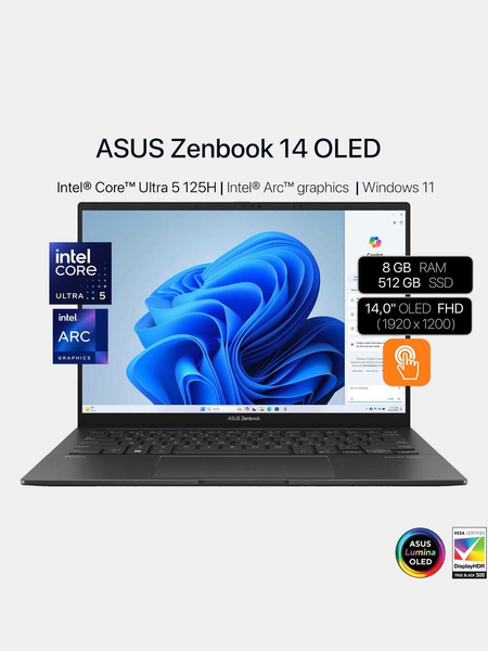 Ноутбук Asus Zenbook Core 7-155H/16GB/1TB SSD/14.0