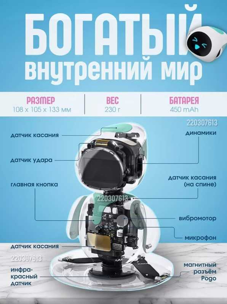 Eilik Умный робот  компаньон с искусственным интеллектом Оригинал!