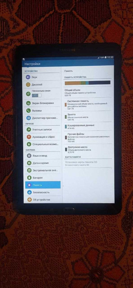 Планшет Samsung 8 гб