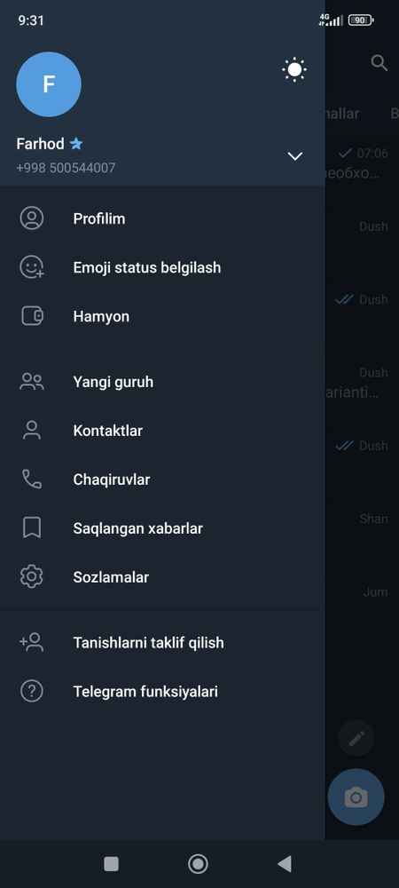 Eng arzon Telegram Premium