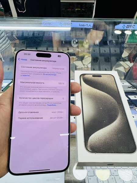 iPhone 15 Pro Max 256 gb amerika 6 sikl