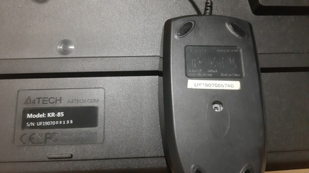 A4TECH KR-8520D Klaviatura va sichqoncha Komplekt