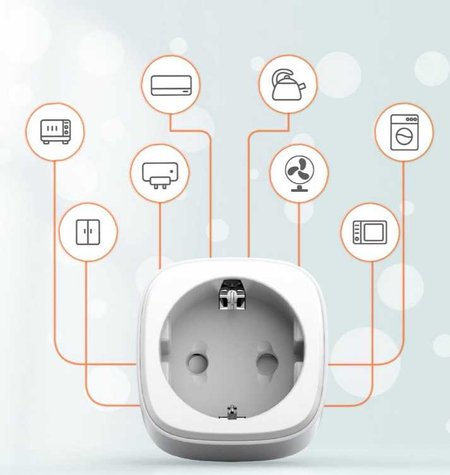 LDNIO 16A Умная розетка Wi-Fi EU 4000W rz1