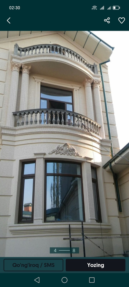 Balyasina (beton to'singlar) quyamiz va o'rnatamiz 70 ming