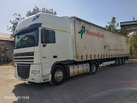 DAF! 2012 йил  Krone 2008 йил! Четга катнаб Турган мошин!
