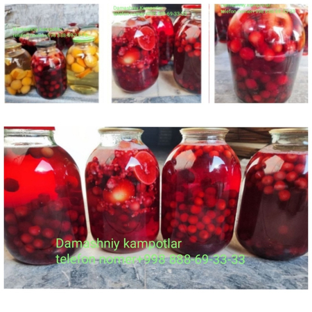 Damashniy mazali kampotlar