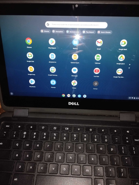 Chromebook сенсорный экран dell ноутбук планшет нетбук planshet