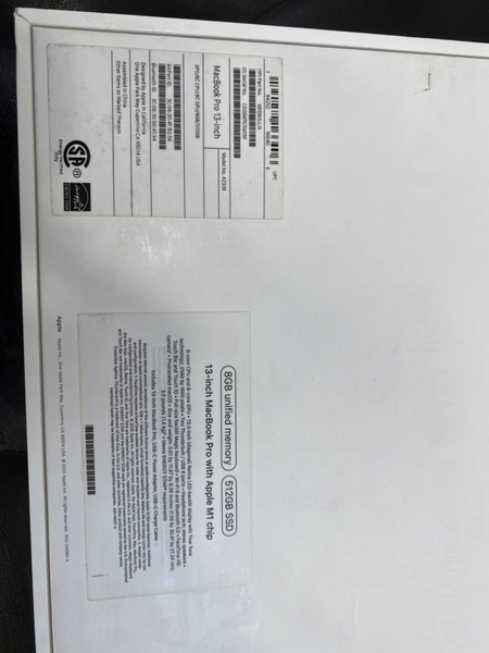 Apple MacBook Pro М1 8/512 GB 2020 года в хорошем состоянии
