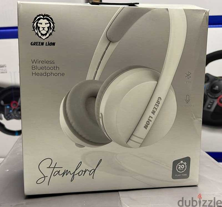ДОСТАВКА Бесплатно! Беспроводные наушники Green Lion Stamford белый