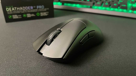 razer deathadder v3 pro black + коврик QCK heavy в подарок