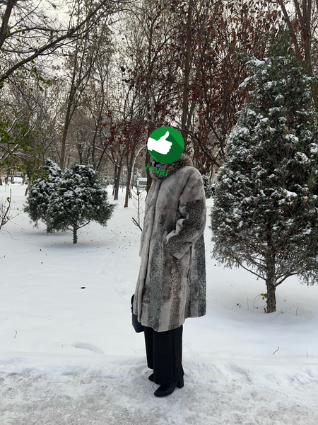 Пальто натуральная теплая новая