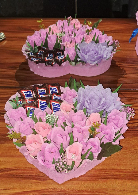 Shokolad va qogʻozdan yasalgan gul bezaklari zakazga tayyorlab beraman