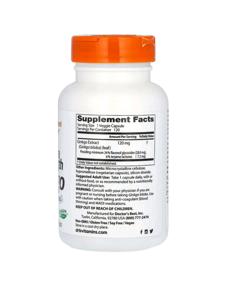 Gingko Biloba 120 mg 120 kapsula
