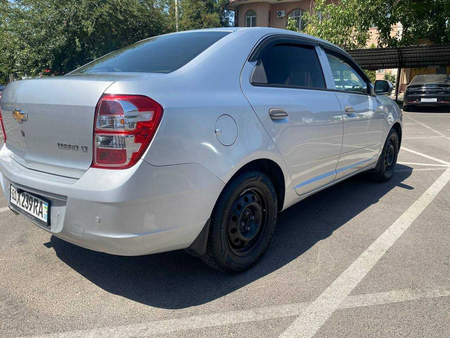 Chevrolet Cobalt, 2014г, серебристный металлик