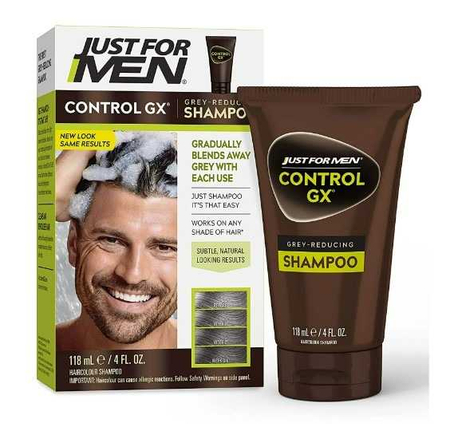 Just for men control GX шампунь для мужчин уменьшающий седину 118мл