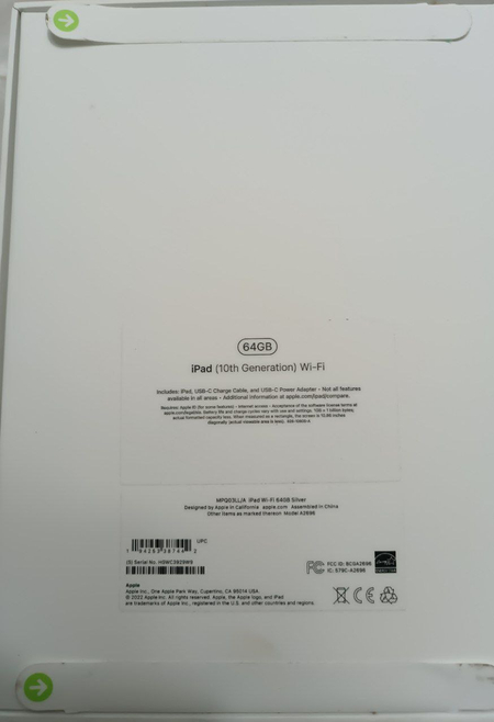 iPad 10 sotiladi 325$