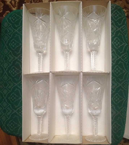 Хрустальные фужеры