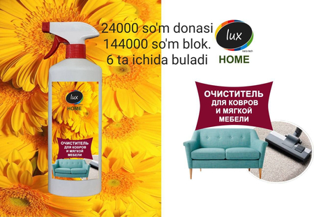 Qurilish va tozalash mahsulotlar.
