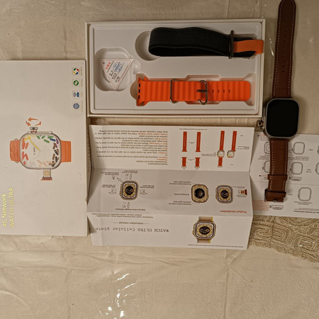 4G watch ultra\\nSifatli kamerali.\\nSim karta óqiydi.\\nKóp funksiyaga ega