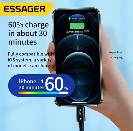 Type C to Lighting USB кабель для айфон