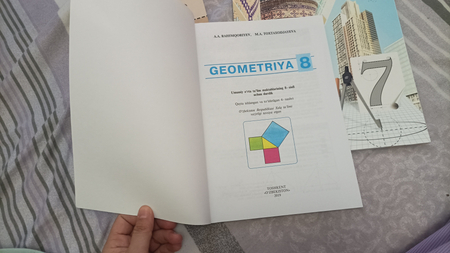 Книги учебники для 7-8 класса на узбекском языке алгебра и геометрии