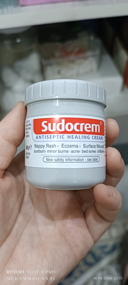 Sudocrem antiseptik taglik osti kremi bolalar uchun 60gr