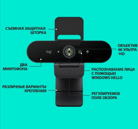 Веб камера 4K стрим Logitech Brio stream edition 4K в Ташкенте в