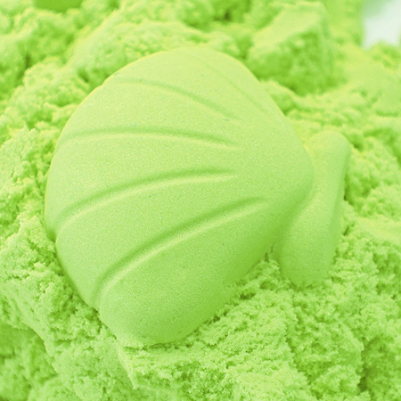 Кинетический песок 5 г с бассейном и формочками Kinetic sand