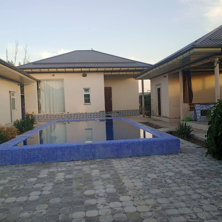 Dacha dam olishga basseyn sauna