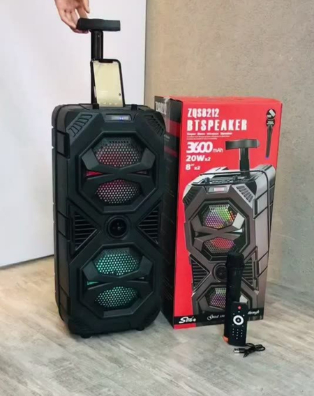 Kolonka simsiz mikrofoni bilan bass