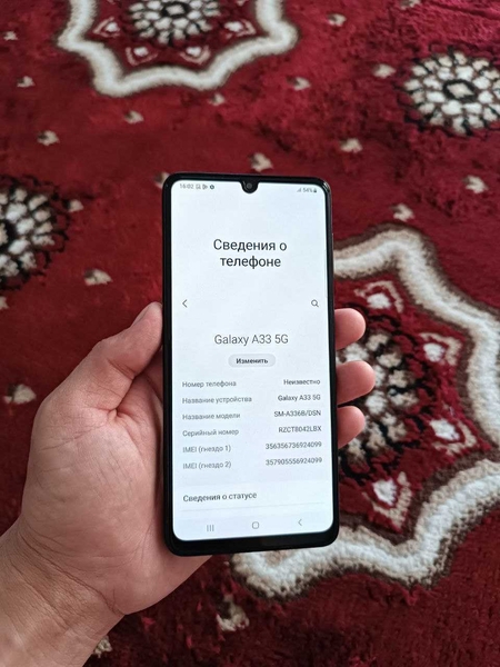 Samsung A 33 5G sotiladi ideal holatda