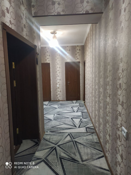 3 xonalik 105 kv yevro remont 5 etaj
