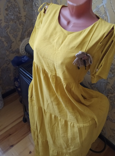 Платье Х/Б длинное