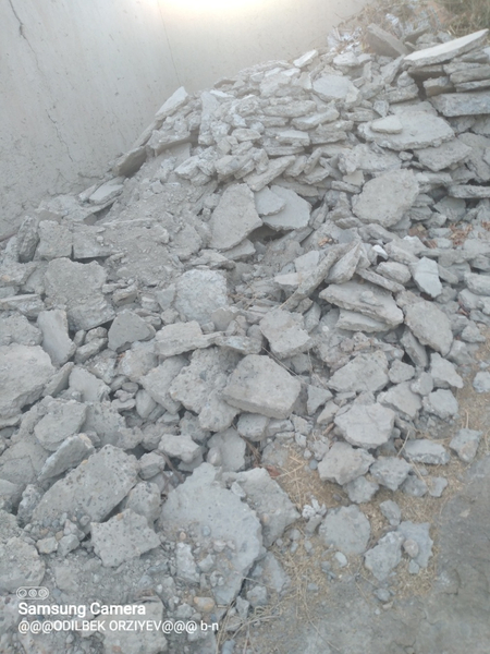Beton bo'laklari sotiladi