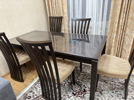 Продам комплект стол стулья 180х90