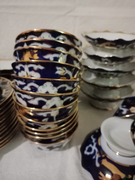 Продам сервиз пахта золотой олень