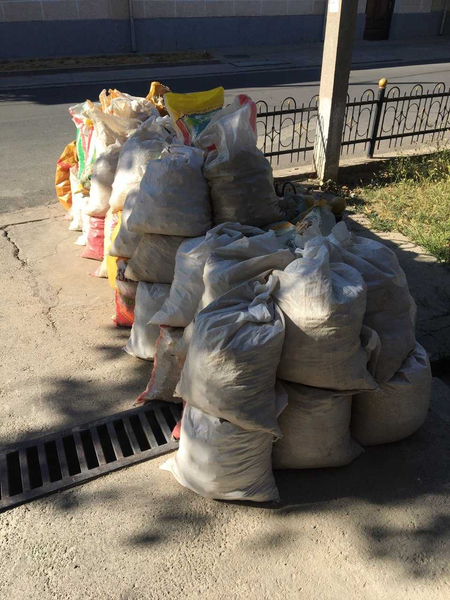 Газел строй мусор