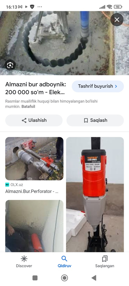 Almazni bur xizmati