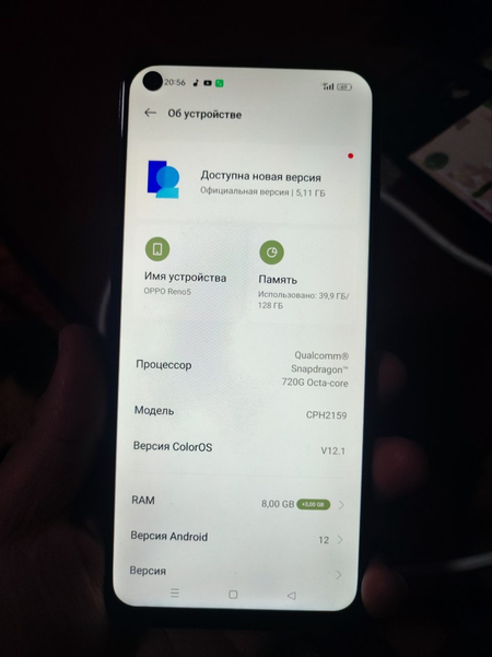 Oppo reno5 8/128