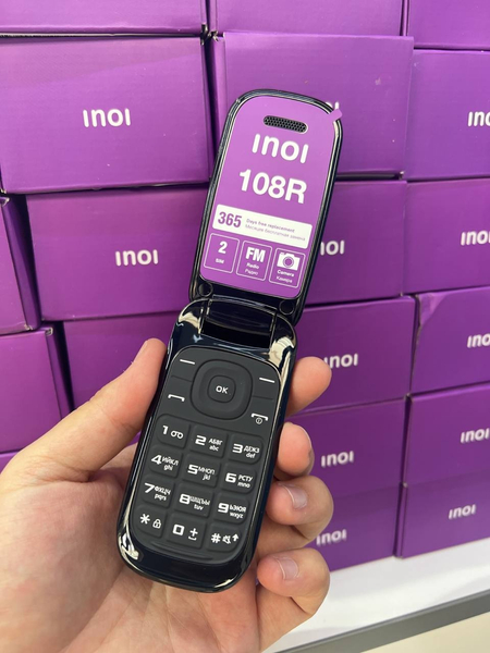Абсалютно новый раскладушка телефон INOI 108R