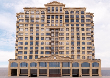 Фасадные освещение дизайн, Binolarning tashqi Fasad yoritish Dizayn