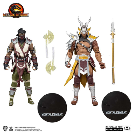 Набор из двух фигурок Mortal Kombat Sub zero vs Shao Kahn